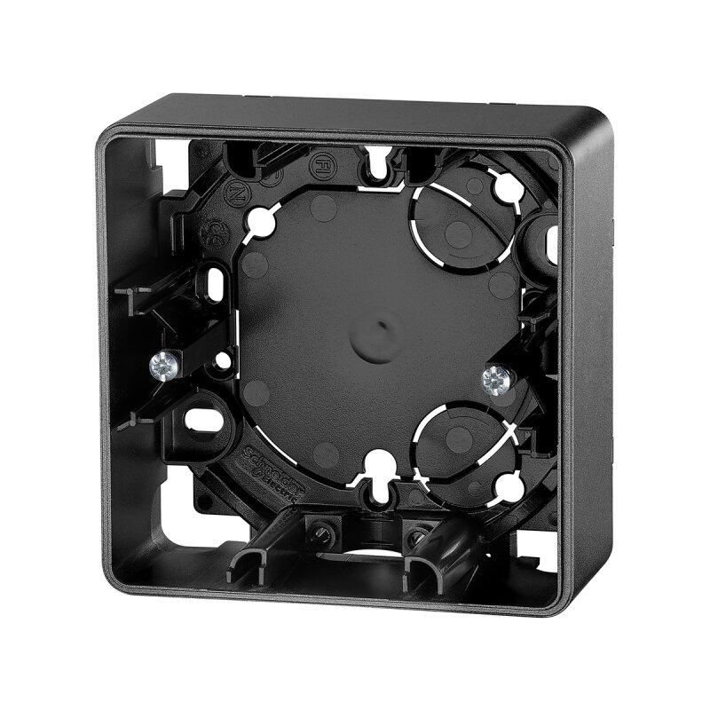 Helios KWL-APG Touch bl Aufputzgehäuse für KWL-BE Touch schwarz (4017 ...