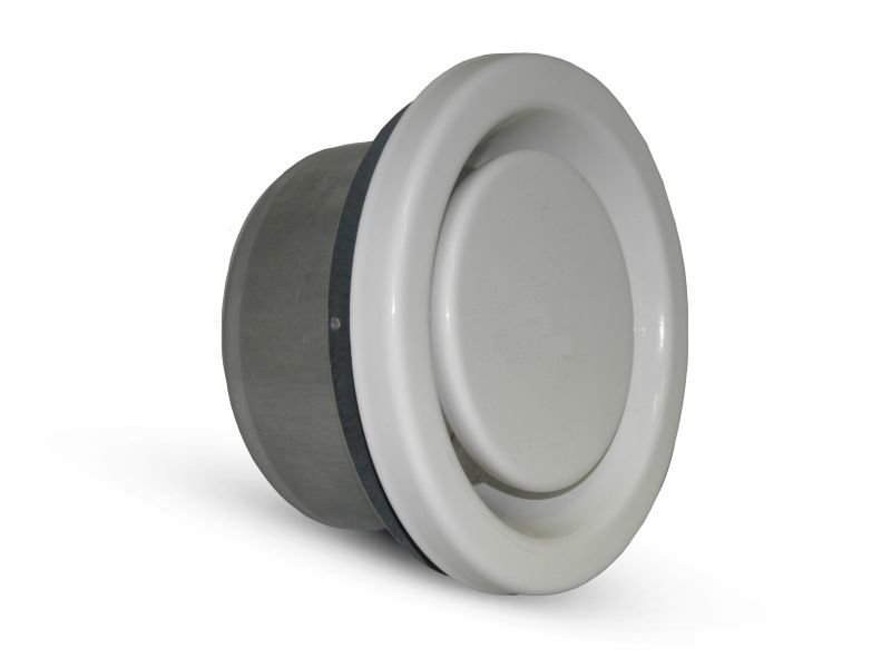 Tellerventil EFF 150 mit Einbaurahmen, 24,00